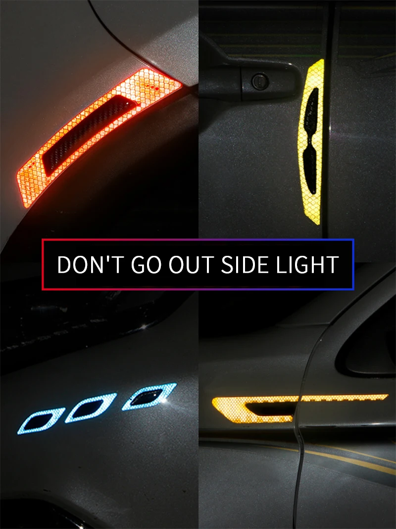 Factory Custom Logo Car Door Reflective Sticker Set Car Door Bowl ...