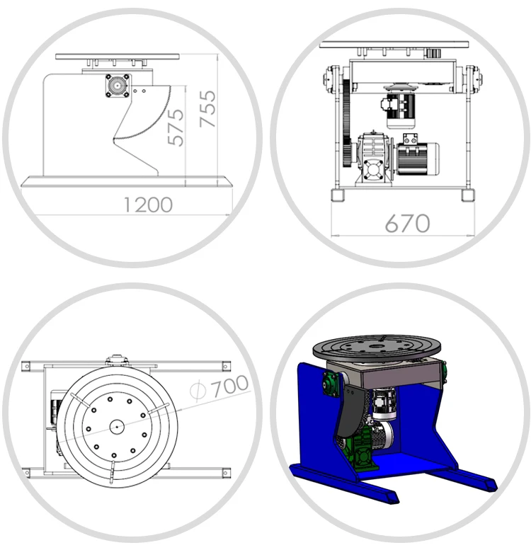 Weld,Robotic,Atou 3 Axis Turning Roll Chuck 600kg Tank Welding ...