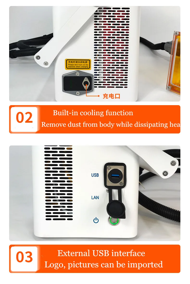 20W Portable Handheld Laser Engraver Machine for Precise Date & Logo ...