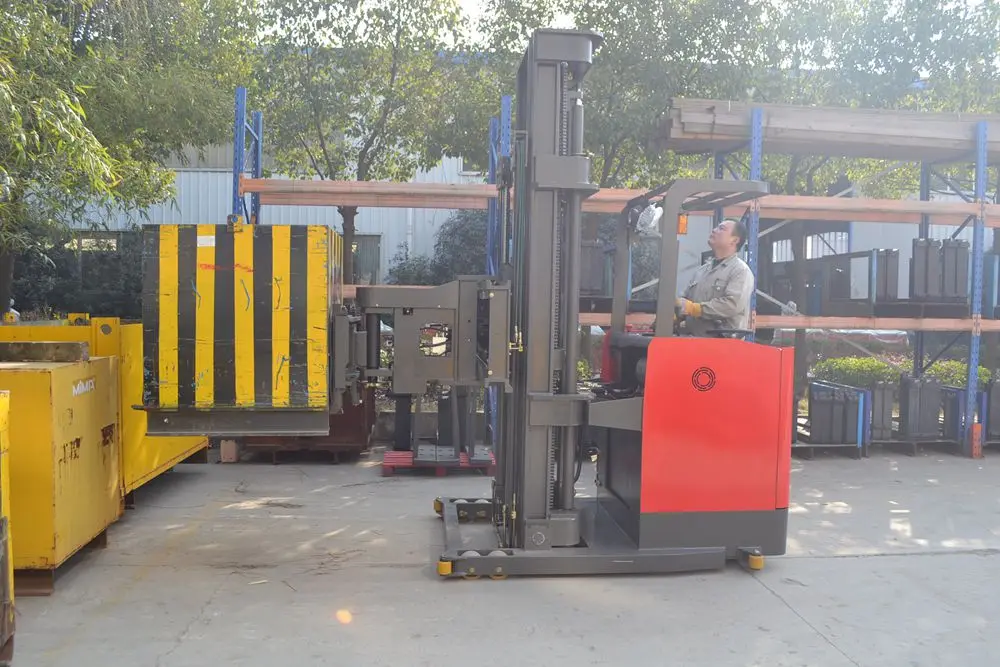 Narrow Aisle Turret Trucks 1t 9m Strong Power Long-Lasting Operation ...