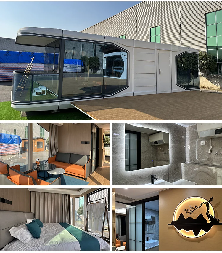 Luxury Modern Prefab Modular Container Home Capsule House Commercial ...