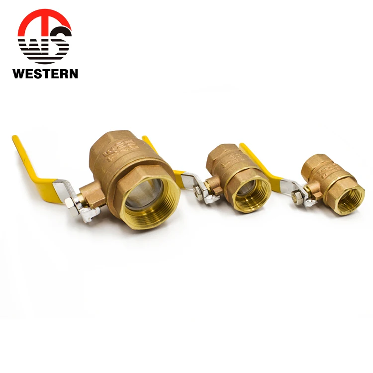 Dn8 To Dn100 Female Npt Threaded Full Port Forged Brass Ball Valve For ...