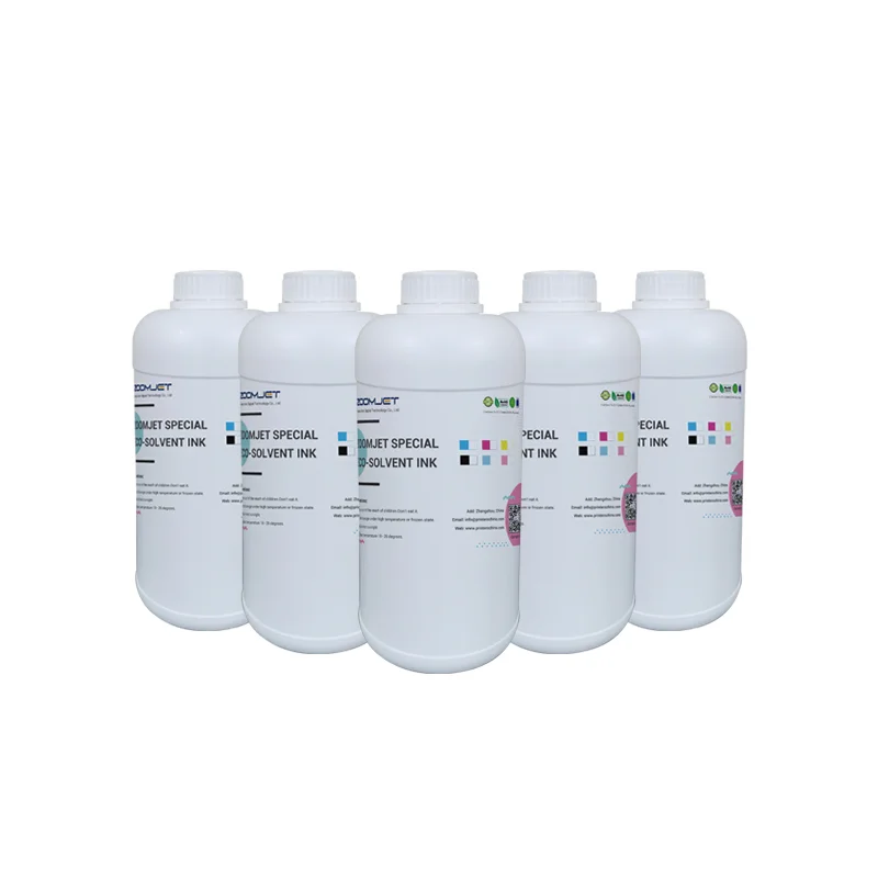 Zoomjet High Quality Eco Solvent /sublimation/dtf/uv Inks Cmyk 4 Colors ...