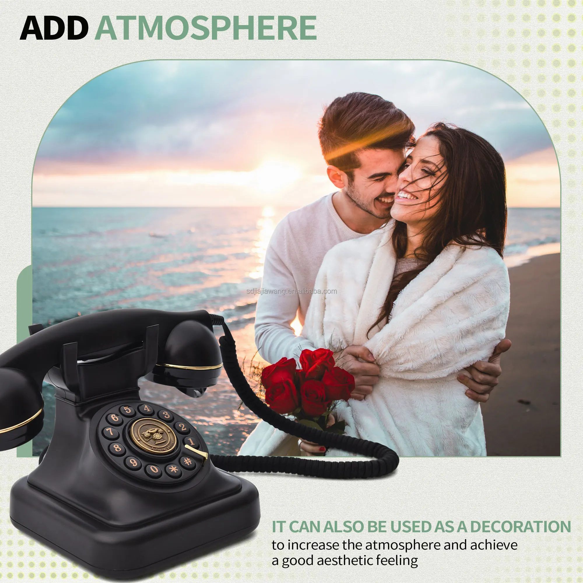 Vintage Audio Message Book - Antique Telephone Wedding Gift