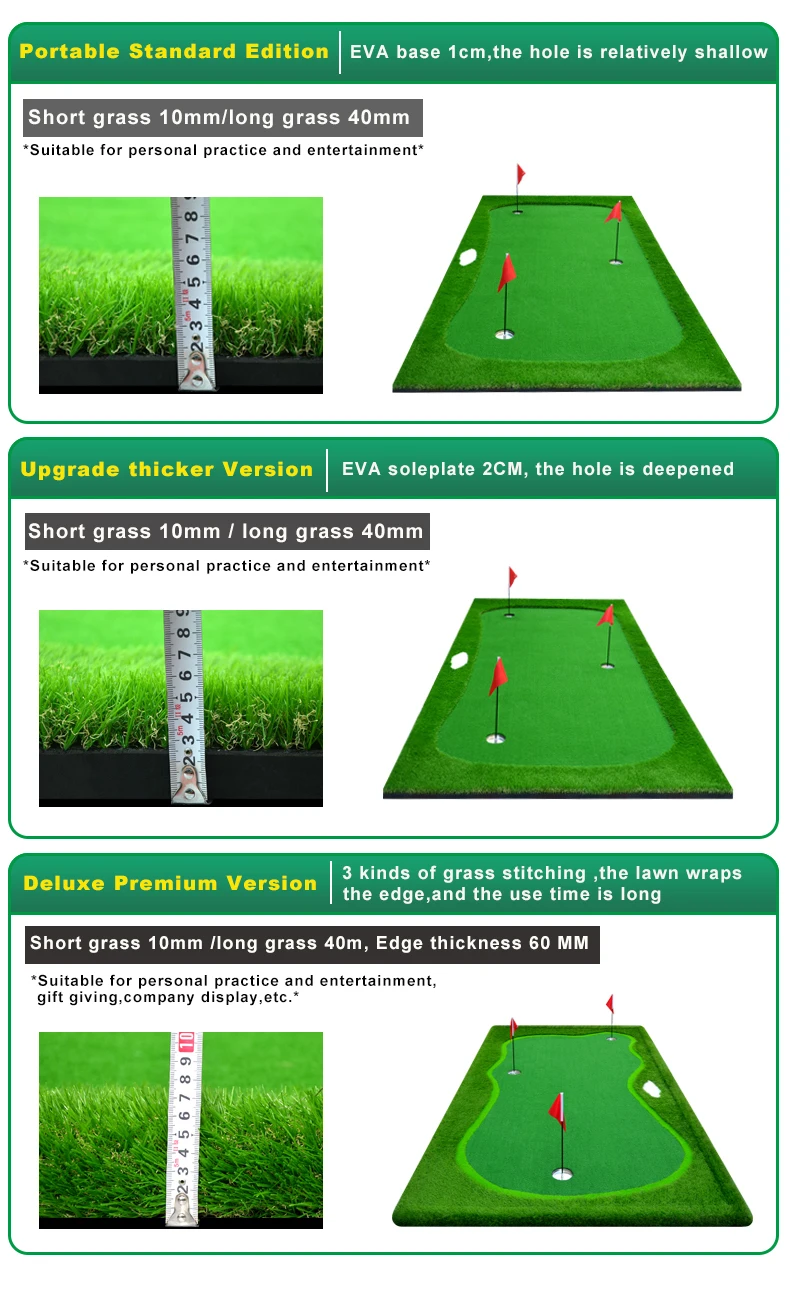GP Custom Large Putting Green - Professional Golf Practice