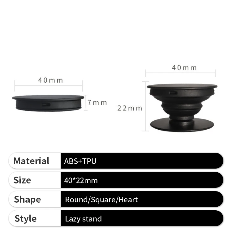 Wholesale Mobile Phone Pop Up Socket Grip Logo Sticker Stand Phone ...