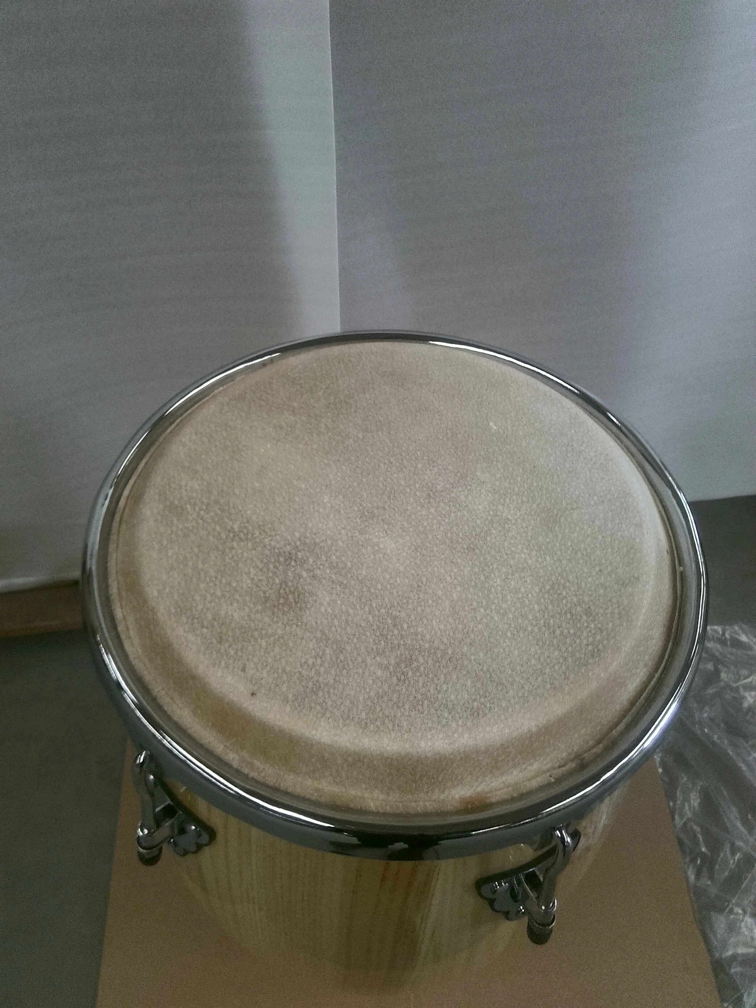 Aileen True Skin Cow Heads Conga Set - Solidwood Drums