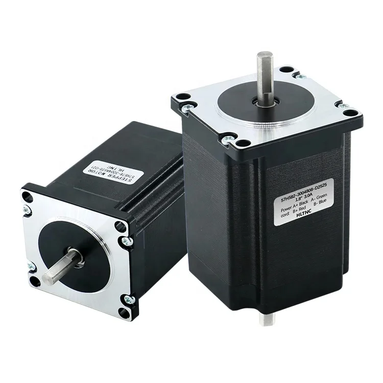 Axle 6.35MM 8MM 4.0A 3A 57 Nema 23 82MM 57HS 1.8 2-Phase Hybrid 57HS82 ...