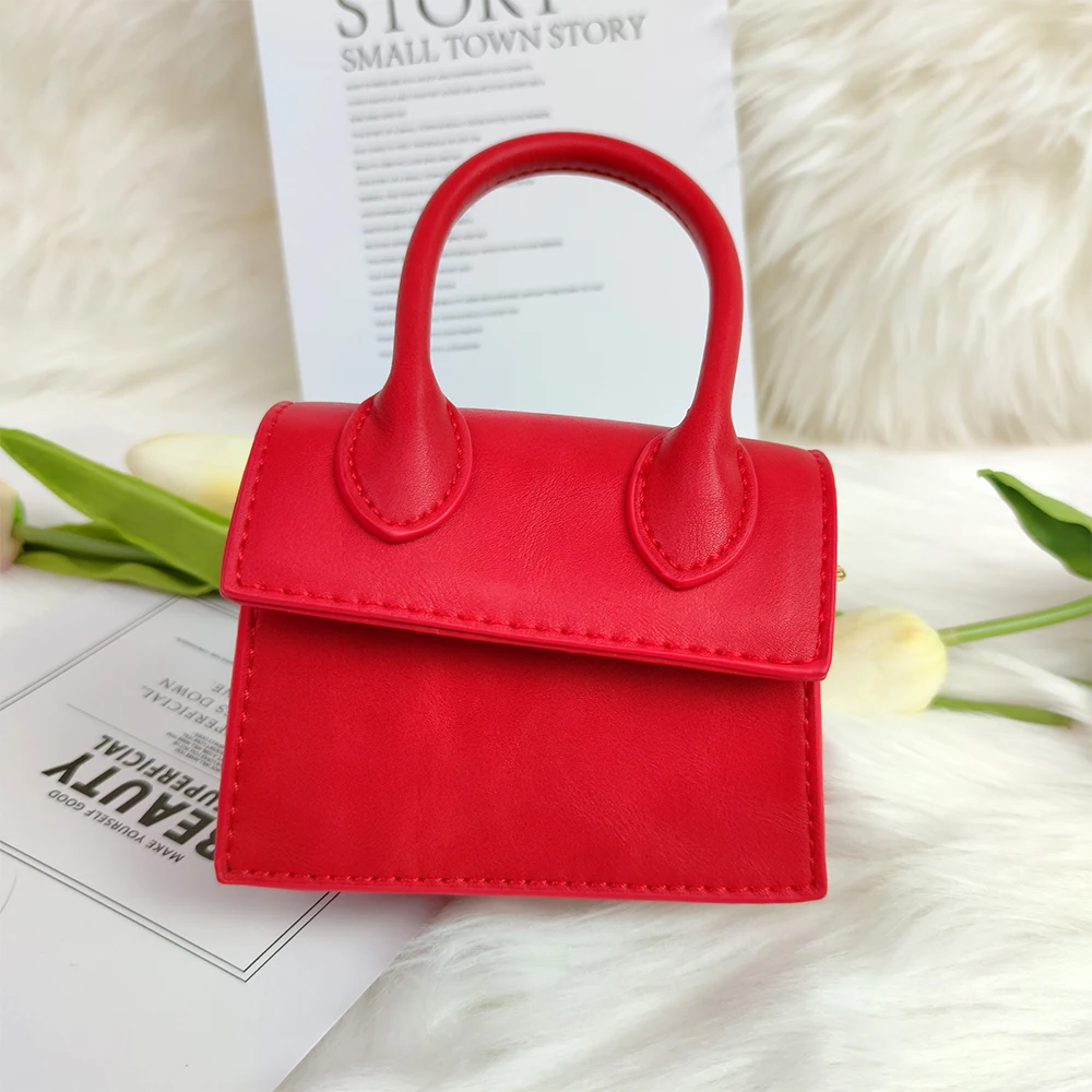 2022 Newest Mini Box Purse Trendy Small Square Cute Kid Purses And ...