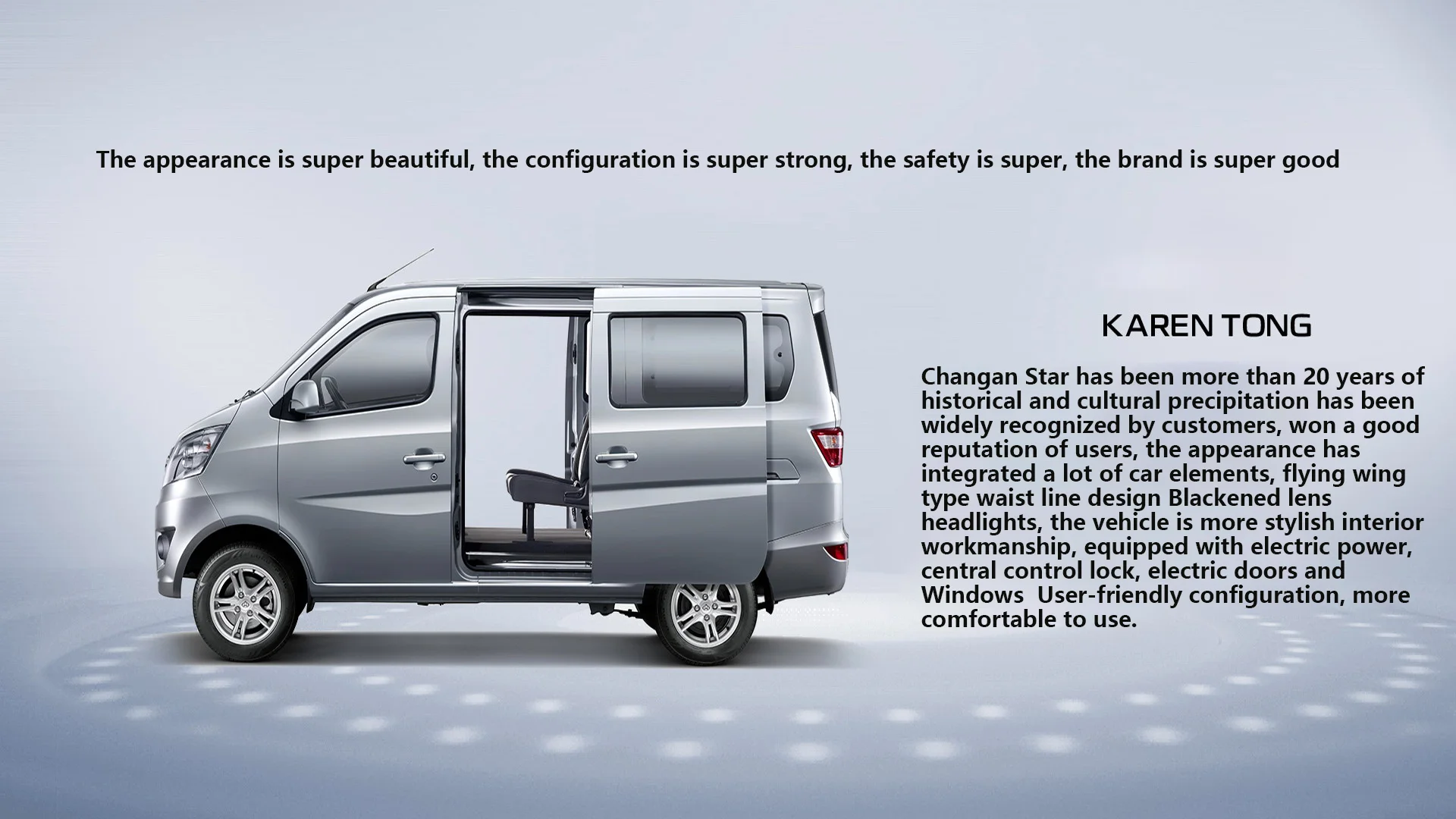 Changan Star Cargo Van New Cars Delivery Mini Vans Small Cargo Truck ...