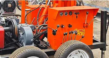 230 Meters Depth Diesel Engine Drilling Rig for Water Wells