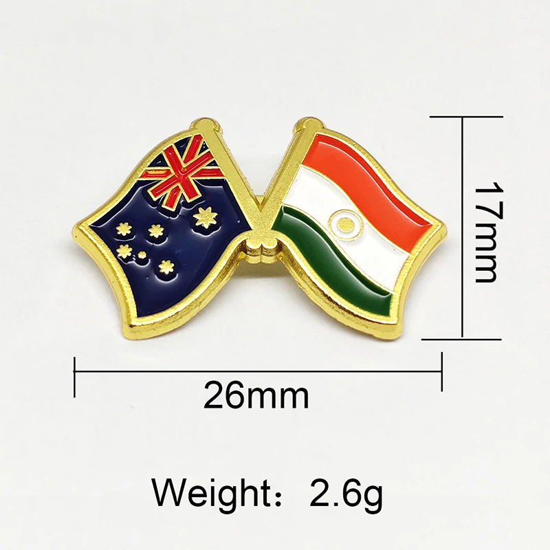 Wholesale Custom Epoxy National Flag Lapel Pin Badges - Metal Enamel ...
