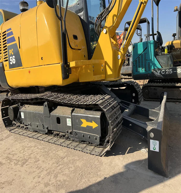 Used Komatsu 56 Excavator With Reliable Isuzu Engine Featuring Durable ...
