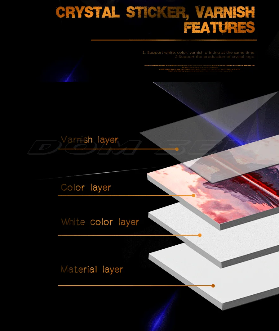 UV Printer Factory - Premium 3D Logo UV DTF Film