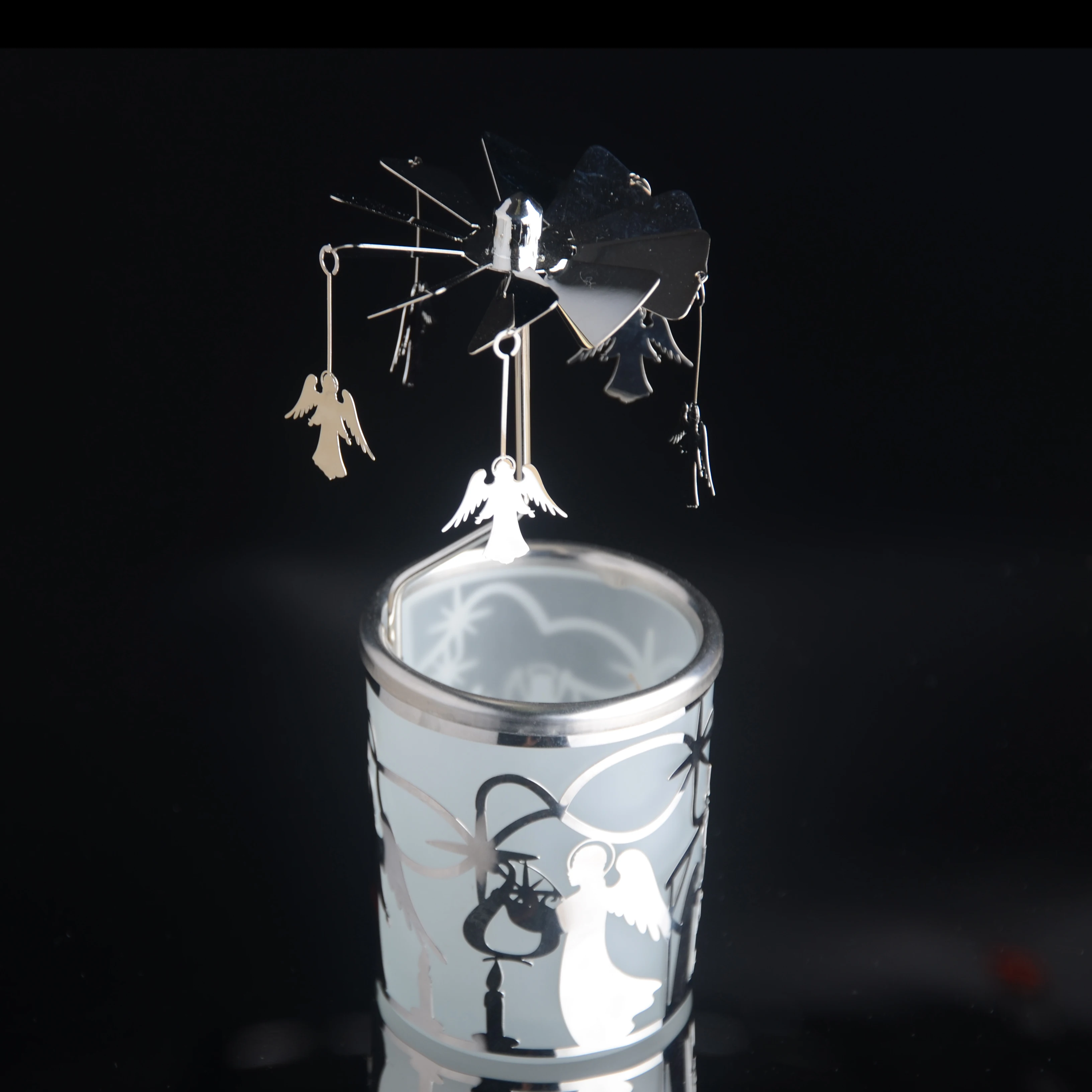 Custom Windmill Carousel Candle Tabletop Decor Spinning Candlesticks ...