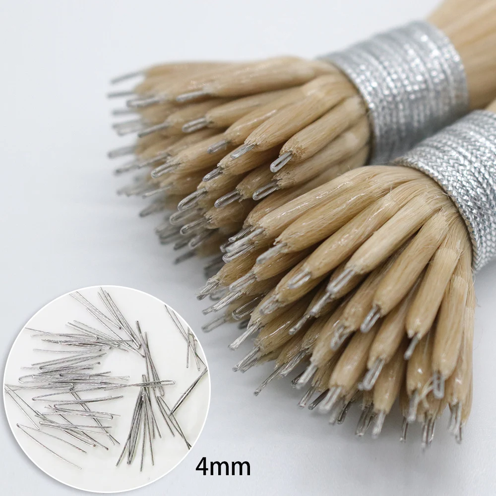 Double Drawn Full Cuticle Micro Ring Nano Ring Tip Russian Virgin Hair ...