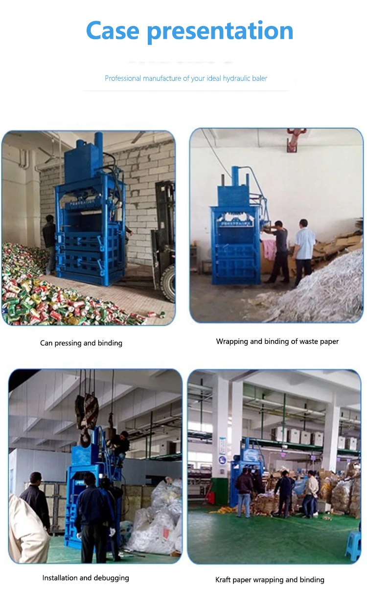 Sjb Paper Carton Hydraulic Balers Hydraulic Cardboard Baler Press ...