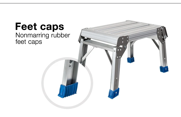 Aluminum Ladder With Platform Car Wash Plant Work Platform Bench Ladder ...