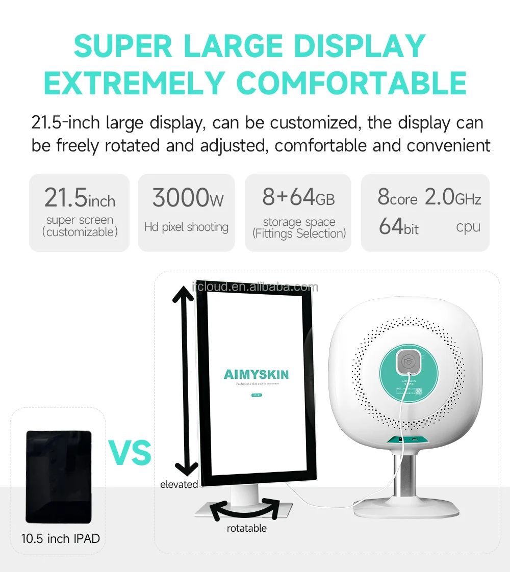 Portable Ai Face Skin Diagnostics Analyzer Facial Tester Scanner Magic ...
