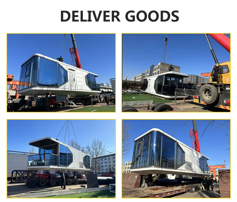 High Quality Hotel Homes Space Capsule Space Prefab Modern Container ...