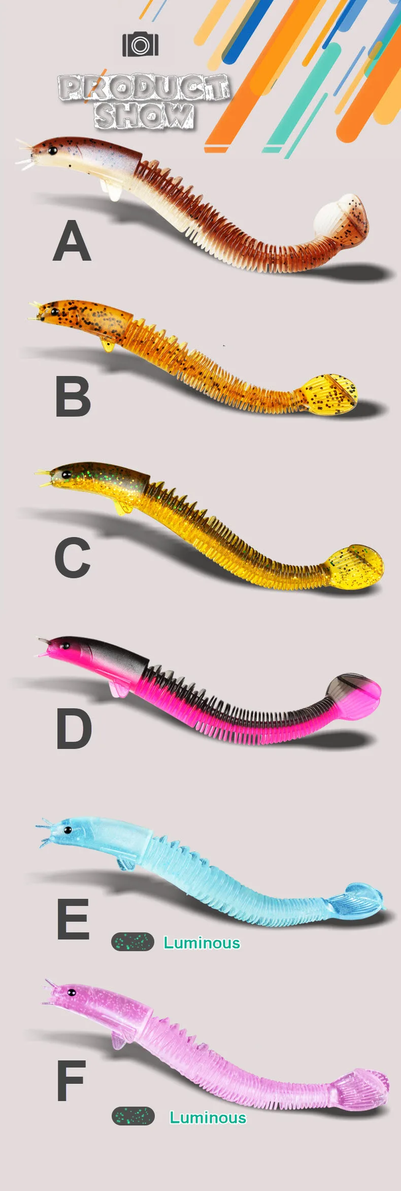 Angler Dragon Bionic Swimming Lure Bass Swing Tail Bait Loach Bait ...