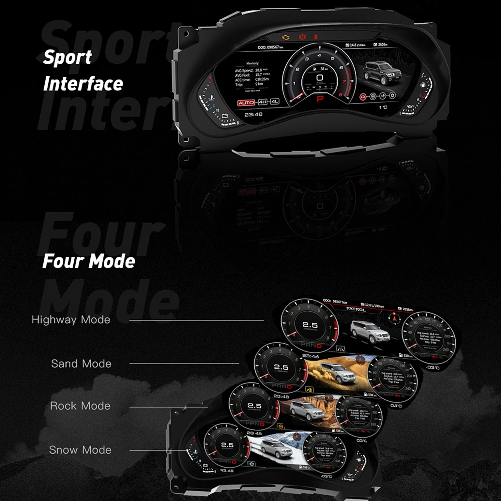 Dashboard Lcd Digital Cluster Virtual Cockpit Instrument Panel For ...