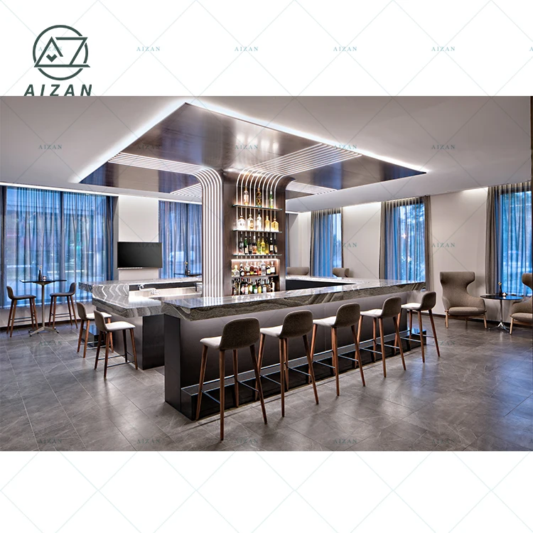 Luxury LED Bar Counter - Modern Design for VIP Lounges