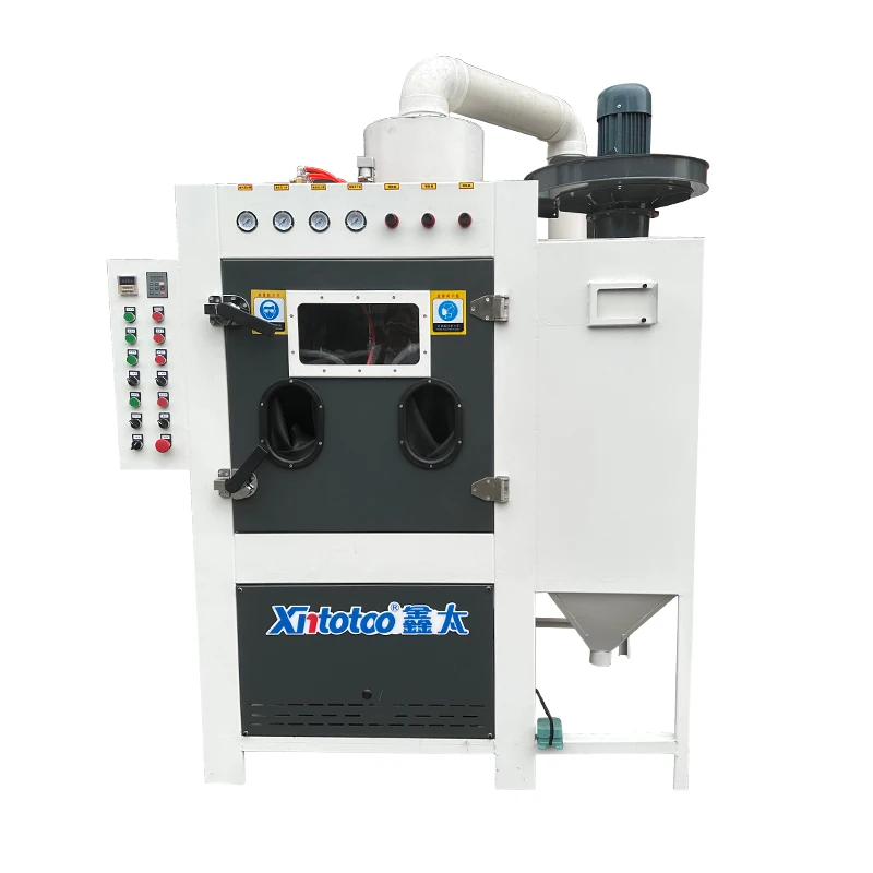 Manual Sandblasting Machine With Movable Trolley Water Sandblast ...