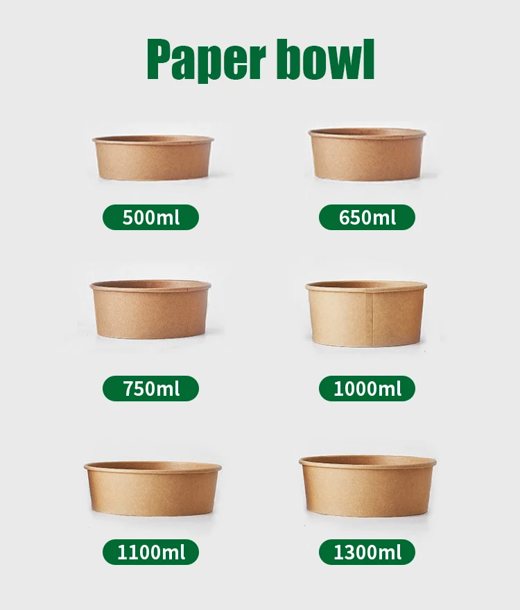Disposable Paper Bowl Rectangular Fast Food Box Packing Box Plastic ...