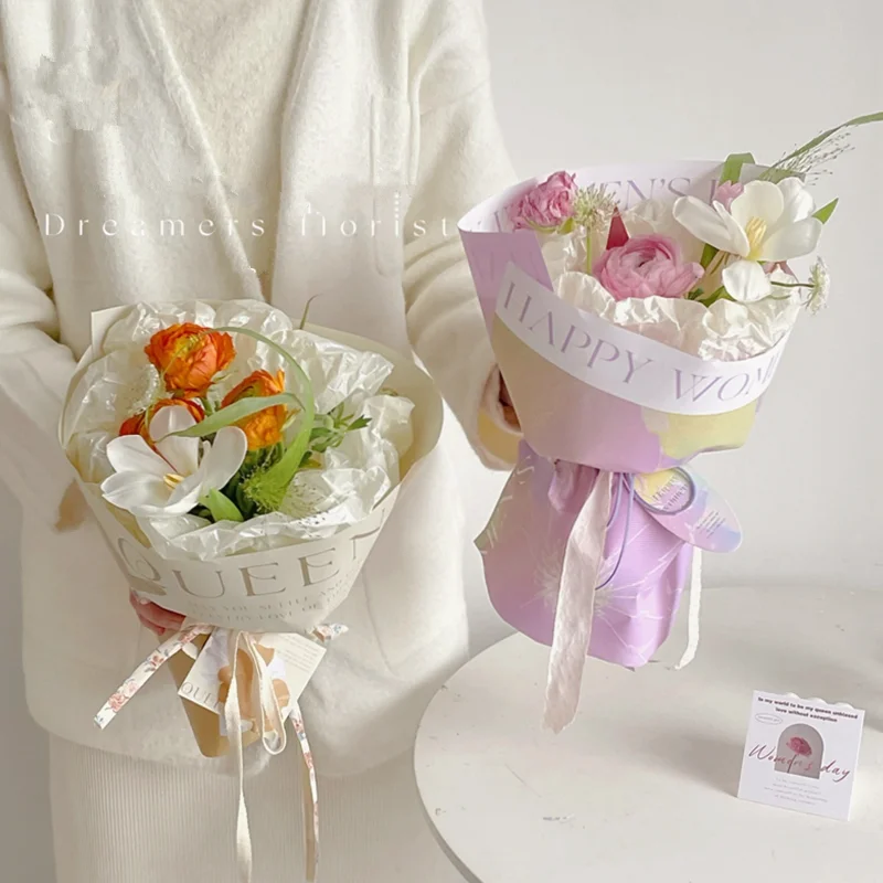 Wholesale Gift Bouquet Wrapping Paper Roll Fresh Flower Wrapping Paper ...