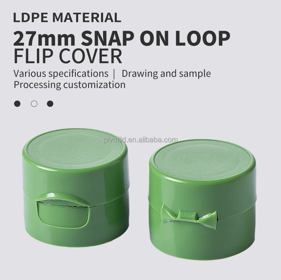 Smooth Surface 27mm Plastic Flip Top Cap For Cooking Oil Bottle Cap ...