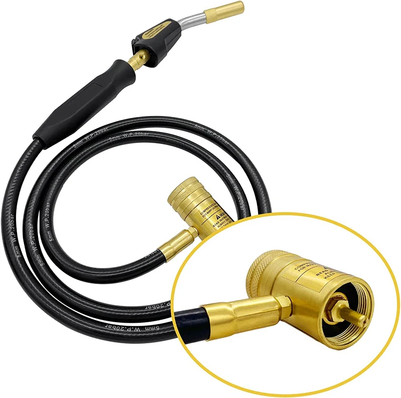 Brass Mapp Gas Turbo Torch Propane Soldering Brazing Welding Plumbing ...