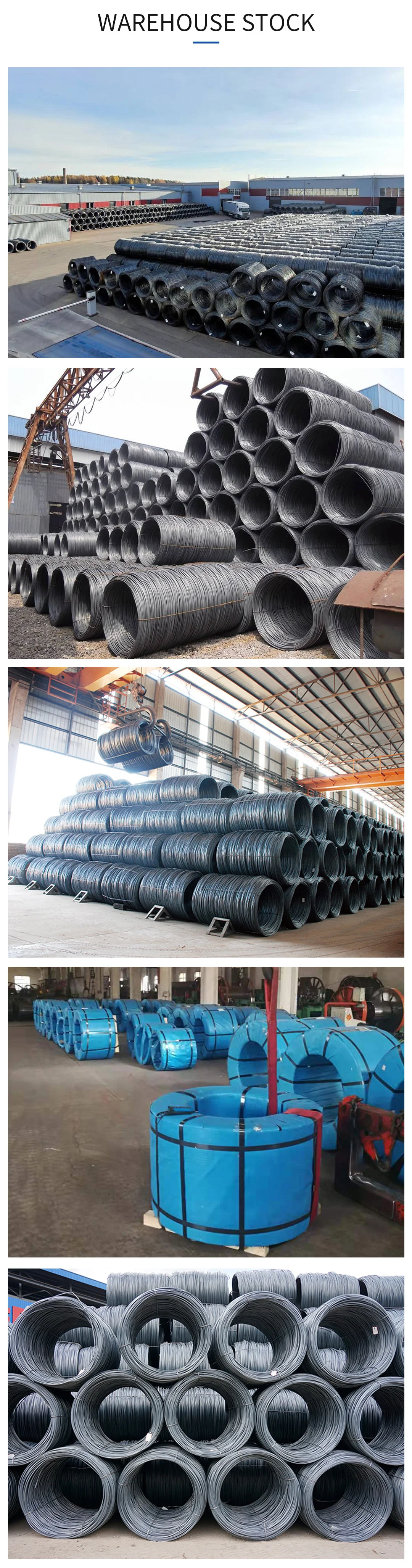 5mm 6mm 4 Gauge Sae 1006 1008 High Carbon Spring Steel Wire In Coils ...