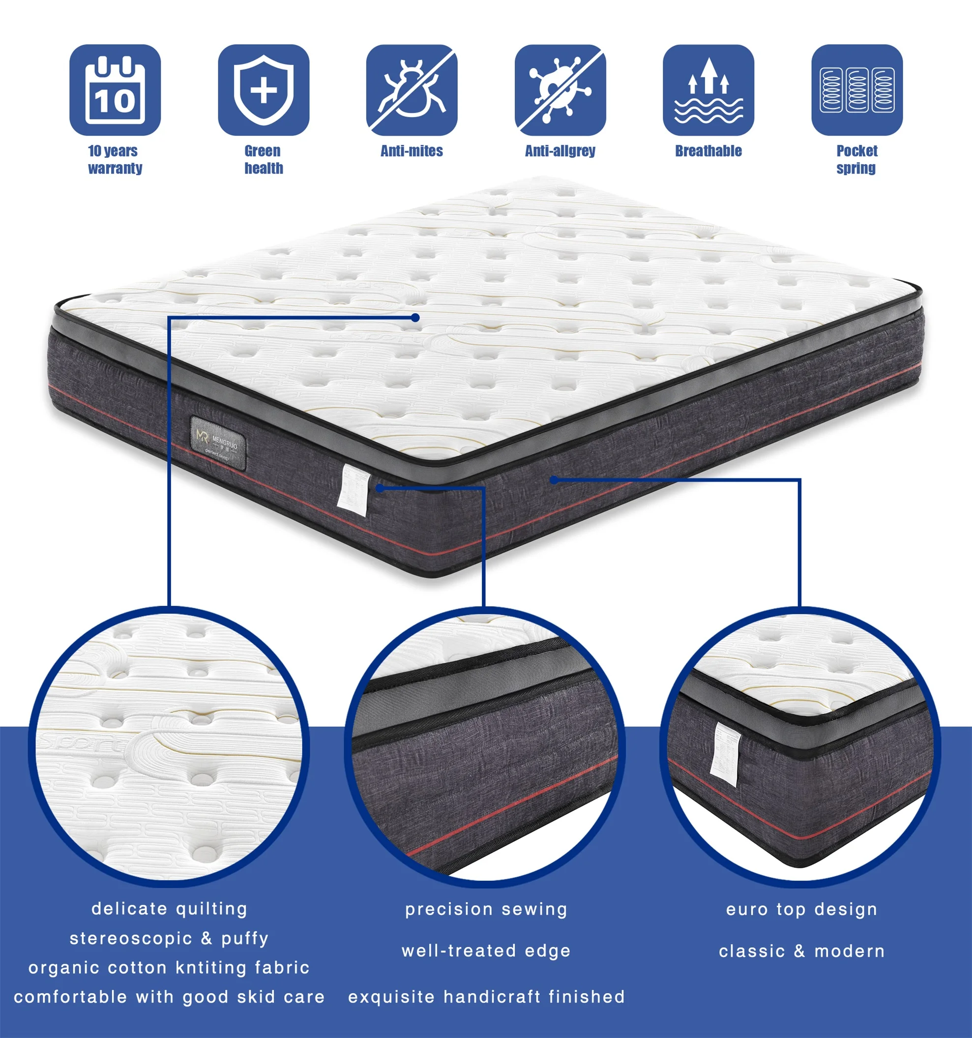 Angel Dream Sleeping Pocket Coil Spring Mattress - Queen Size