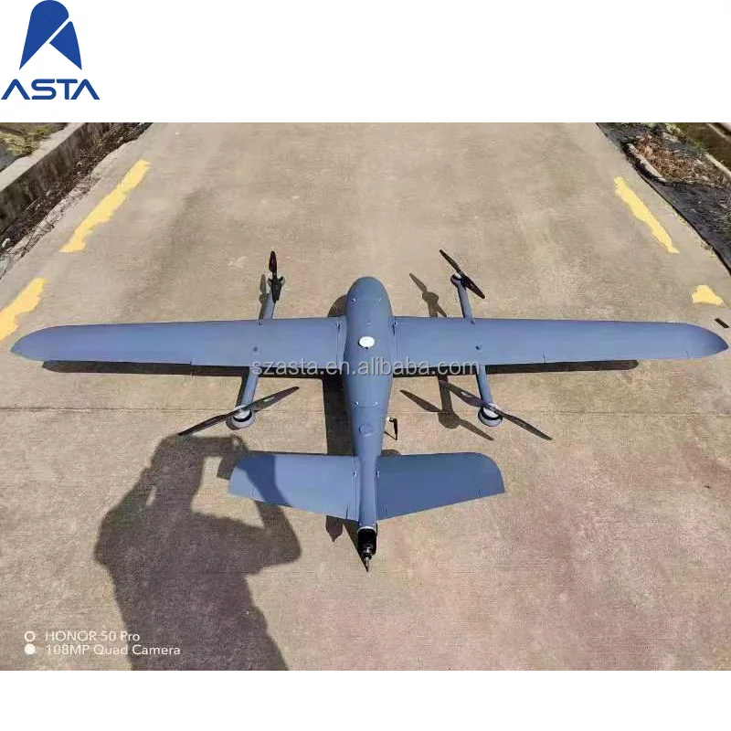 2.5 Meters Vtol Fixed Wing Drone For Mapping With Long Flight Time ...