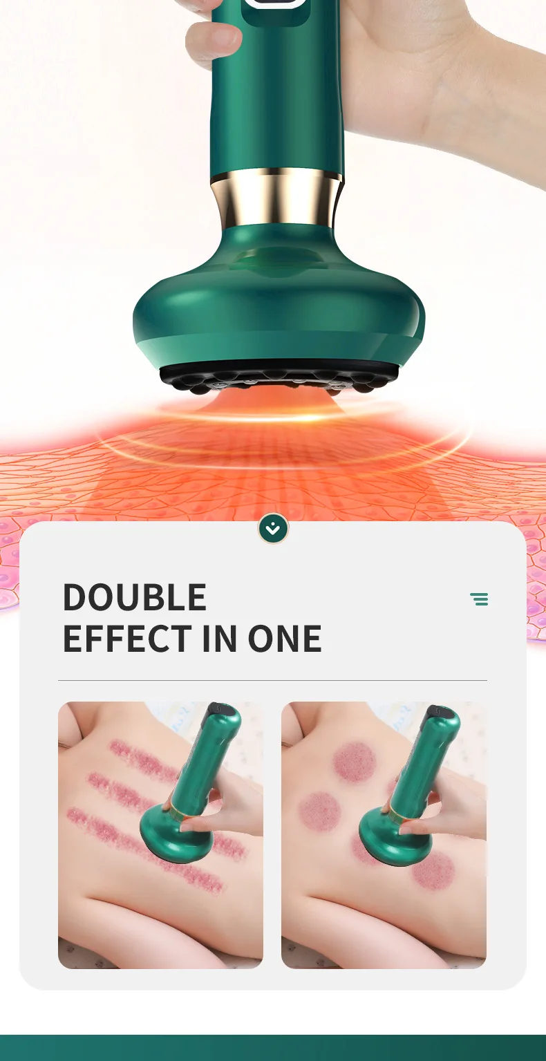 PZ Smart Electric Cupping Therapy Set - 6 Modes Portable Massager