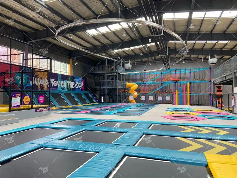 Customized Design Shopping Mall Indoor And Outdoor Trampoline Park And ...