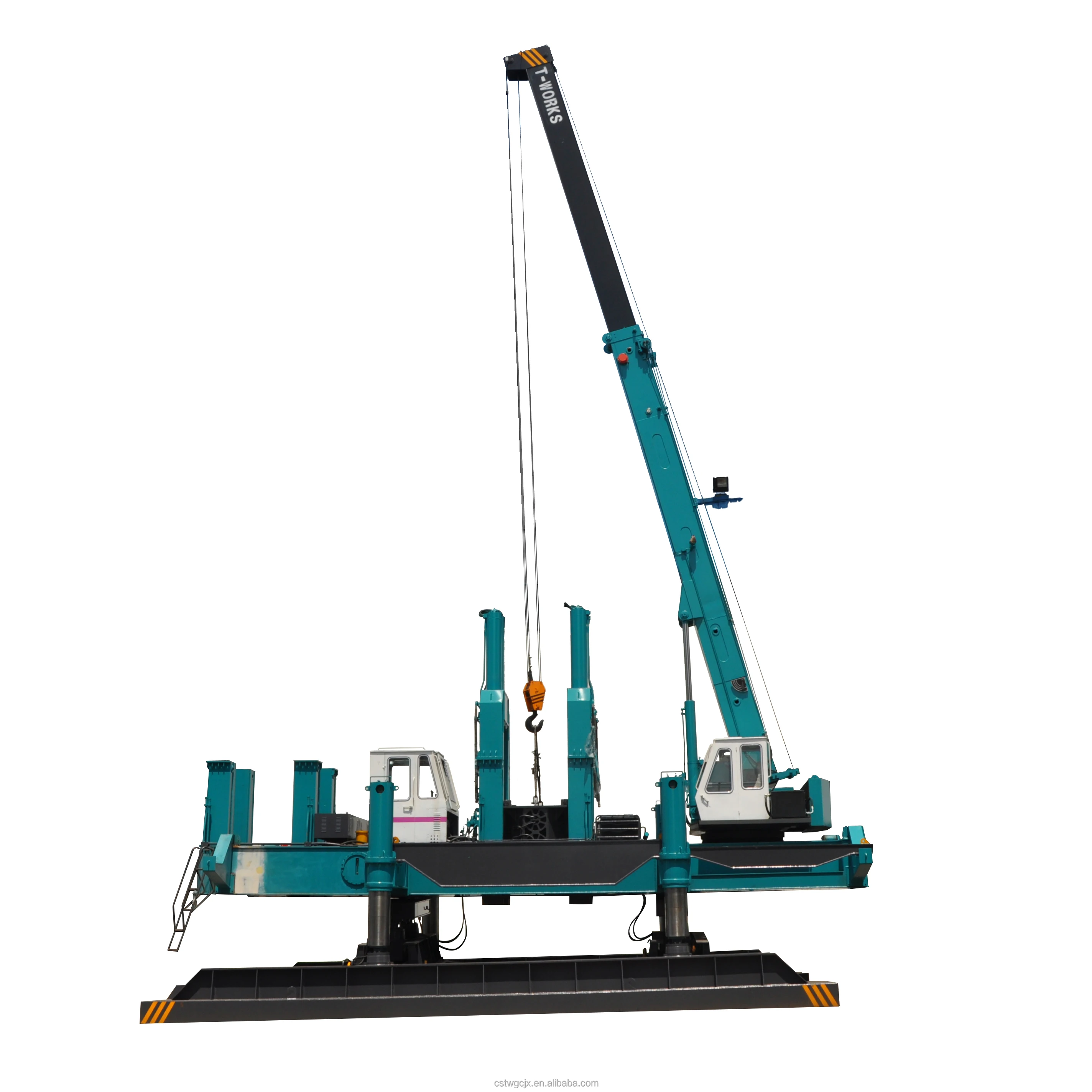 Truck Mounted Unit Hydraulic Static Piling Press Industrial Building's ...