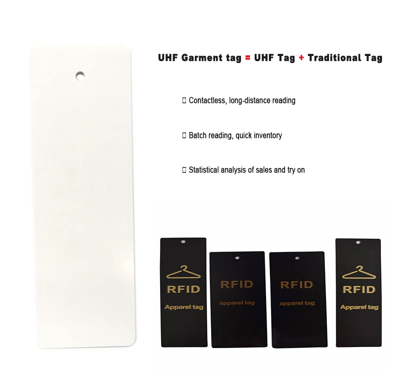 Custom Rfid Hang Tag Paper Garment Access Control Card Straight Cut ...