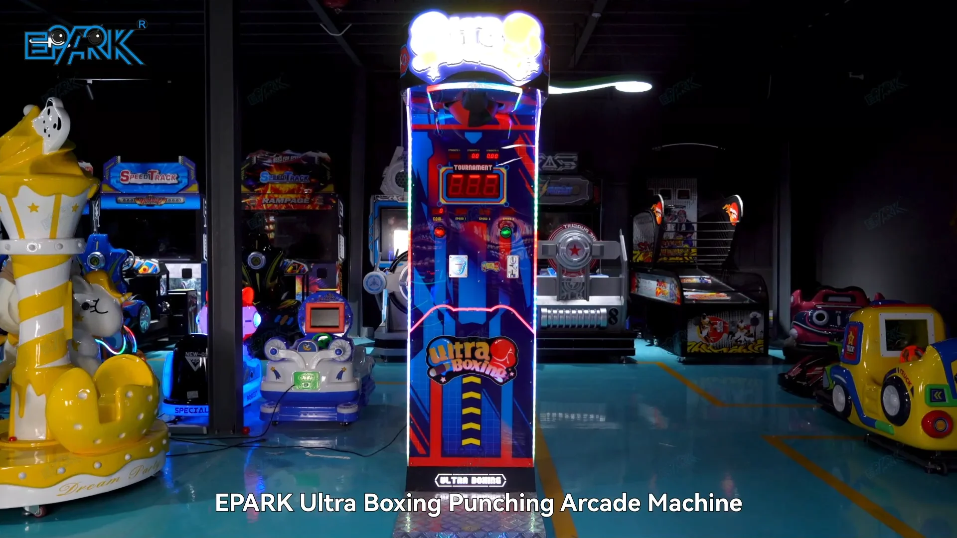 Epark Amusement Park Coin Operated Boxing Machine Electronic Dynamic ...