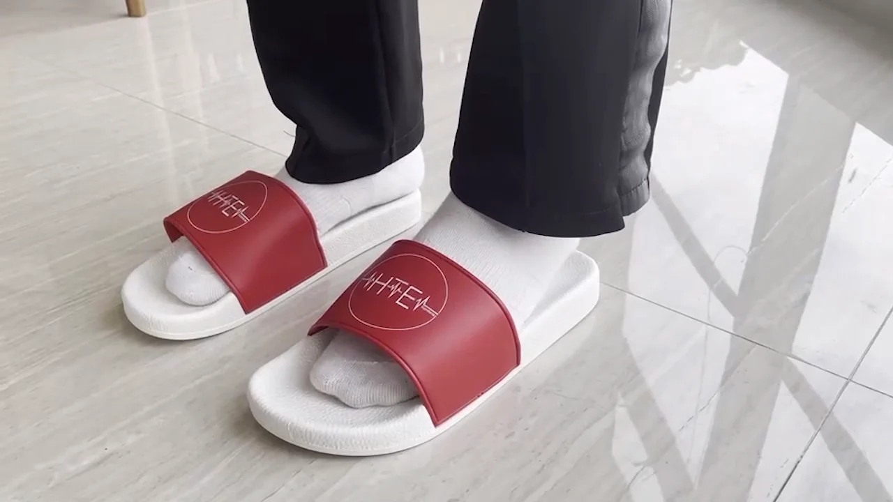 Custom Logo Design Men Bathroom Bath Slippers High Quality Chinese ...