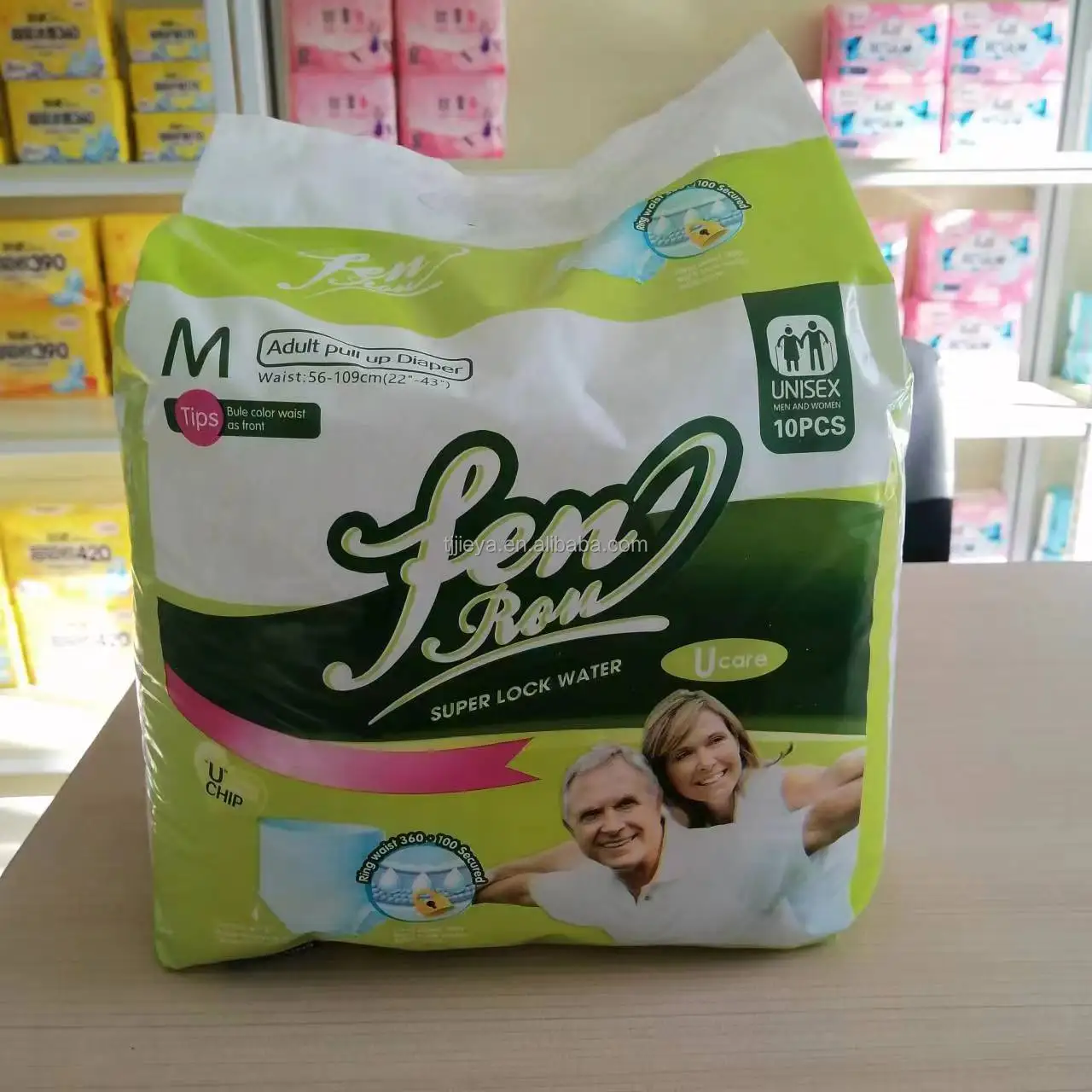 Disposable adult diaper panty with quick absorbency free sample adult ...