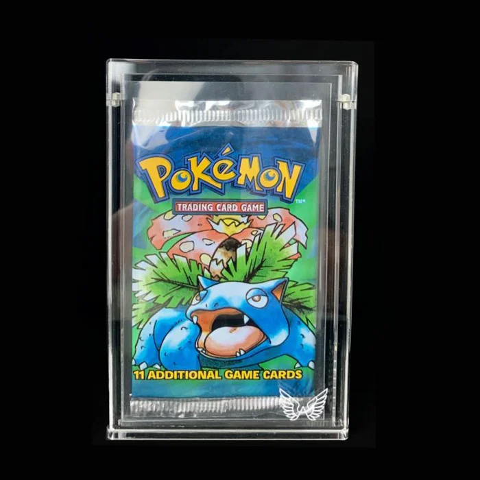 Custom Magnetic Clear Acrylic Booster Pack Case Holder Acrylic Booster ...