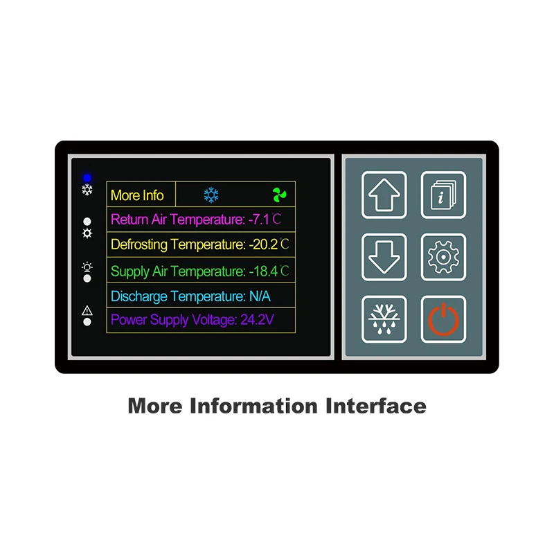 Transport Refrigeration Controller - Touch Screen Control Panel