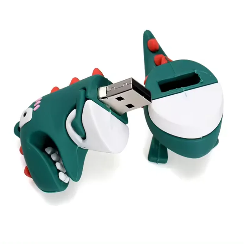Bulk Promotion Rubber Pvc Tyrannosaurus Usb 3.0 Stick 3d Soft Silicone ...