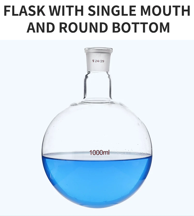 Lab 1L to 50L Distillation Flasks - Borosilicate Glass