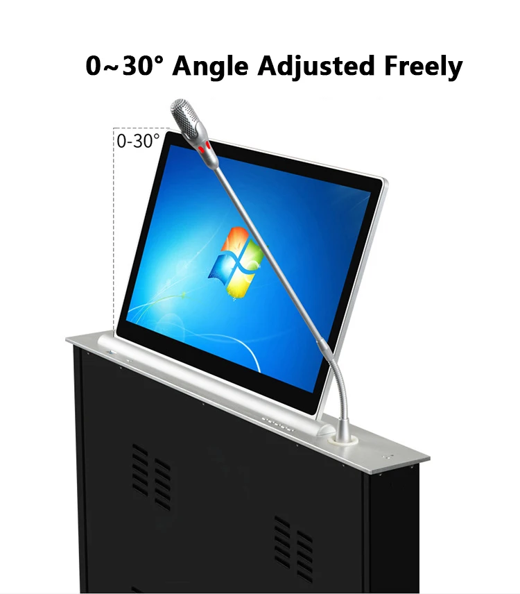 Boente Conference Table with Motorized Retractable Monitor