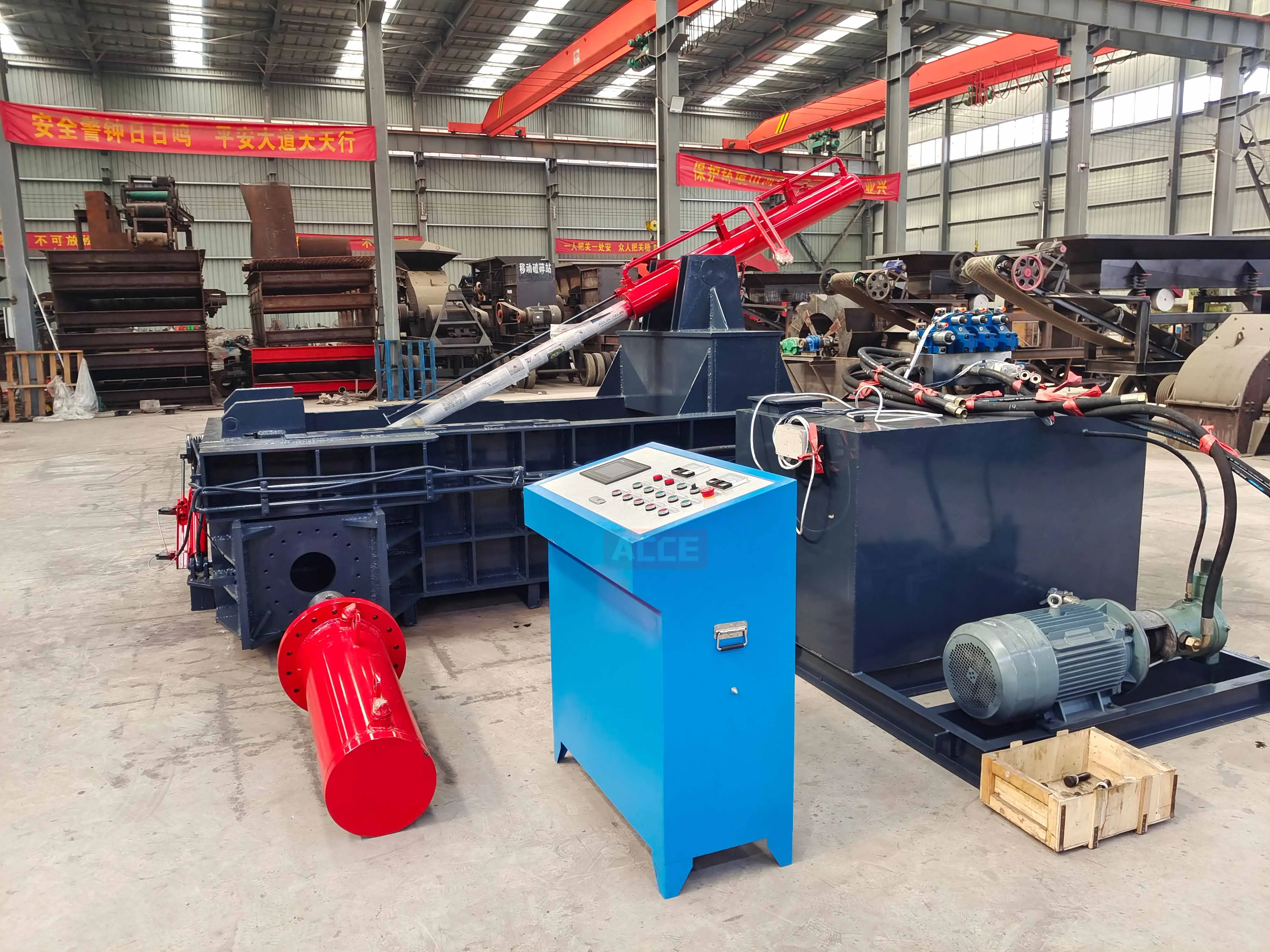 Compaction Steel Baler Price Aluminum Scrap Metal Baling Hydraulic ...