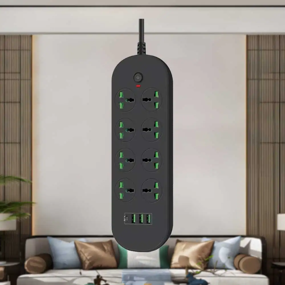 Oswell Universal Power Socket Extension Desktop Usb C Power Strip ...