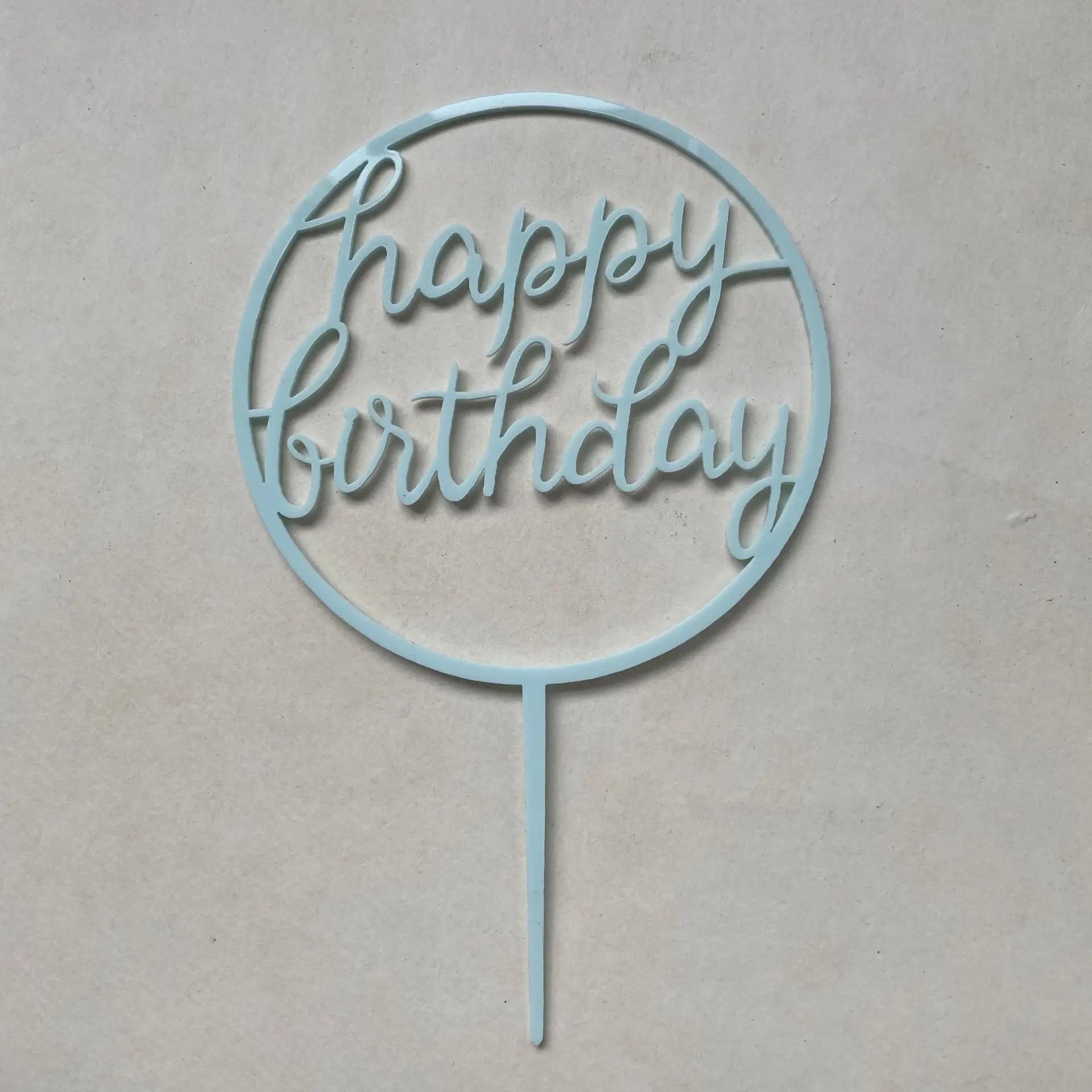 Happy Birthday Paper Cake Topper - High Quality Supplies